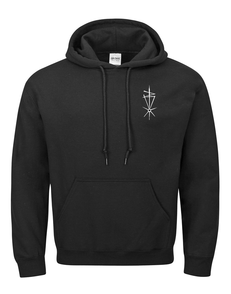 - Hoodies - Raja Unisex Hoodie - white on black
